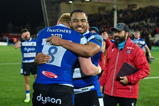 Max Ojomoh Bath Rugby Celebrates After Editorial Stock Photo - Stock ...