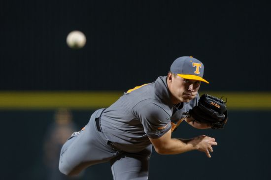 Tennessee Pitcher Seth Halvorsen 19 Watches Editorial Stock Photo ...