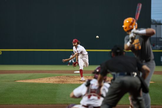 Razorback Pitcher Hunter Hollan 39 Works Editorial Stock Photo - Stock ...