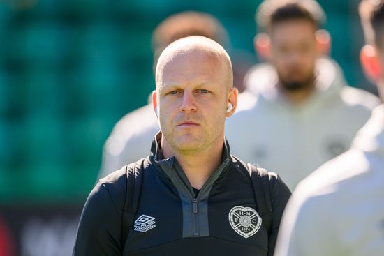 Hearts Interim Manager Steven Naismith Arrives Editorial Stock Photo ...