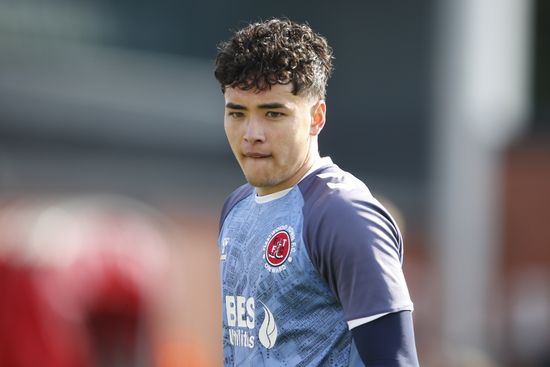 Portrait Fleetwood Town Midfielder Phoenix Patterson Editorial Stock ...