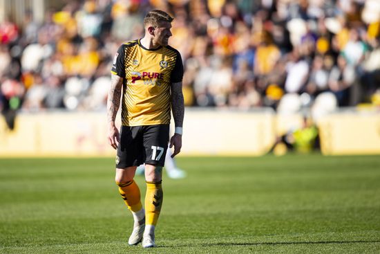 Scot Bennett Newport County Action Editorial Stock Photo - Stock Image ...