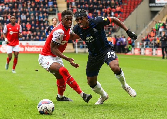 Amarii Bell Luton Town Jostles Possession Editorial Stock Photo - Stock ...