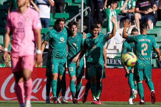 Betis Defender Juan Miranda 2l Celebrates Editorial Stock Photo - Stock ...