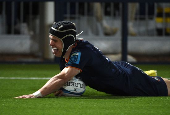 Darcy Graham Edinburgh Winger Celebrates After Editorial Stock Photo ...