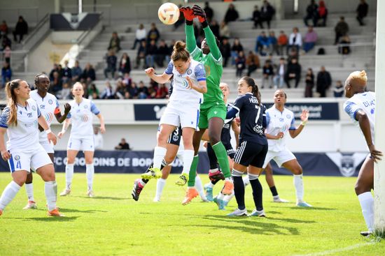 Soyaux Goalkeeper Lilian Awuor Intercepts Air Editorial Stock Photo ...