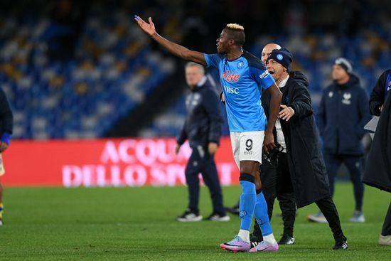 Victor Osimhen Ssc Napoli Looks Angry Editorial Stock Photo - Stock ...