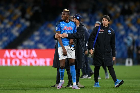 Victor Osimhen Ssc Napoli Looks Angry Editorial Stock Photo - Stock ...