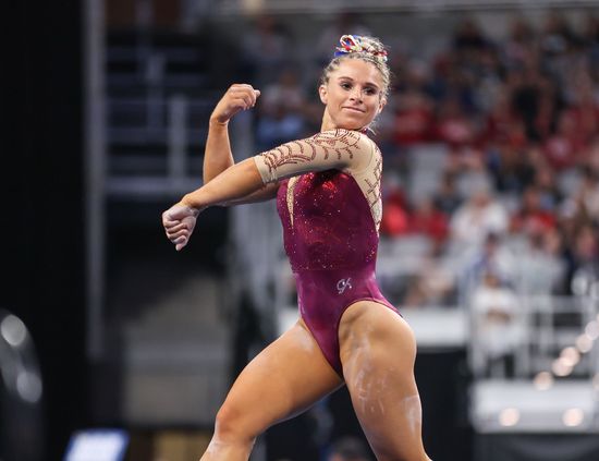 Oklahomas Ragan Smith Competes On Floor Editorial Stock Photo - Stock ...