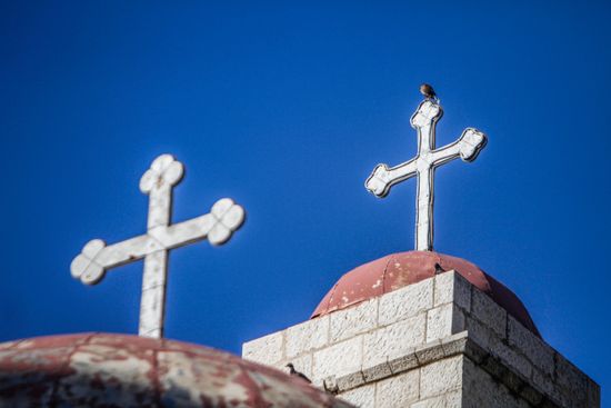 Bird Stands On Cross Over Capi Editorial Stock Photo - Stock Image ...