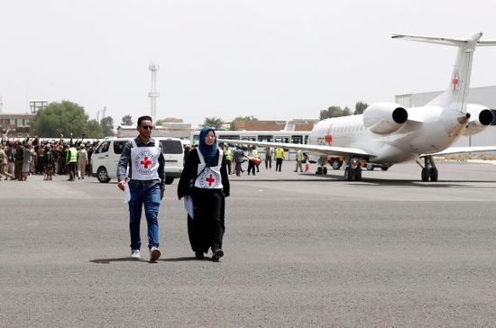 Icrc Staff Pass Icrc Plane Carrying Editorial Stock Photo - Stock Image ...