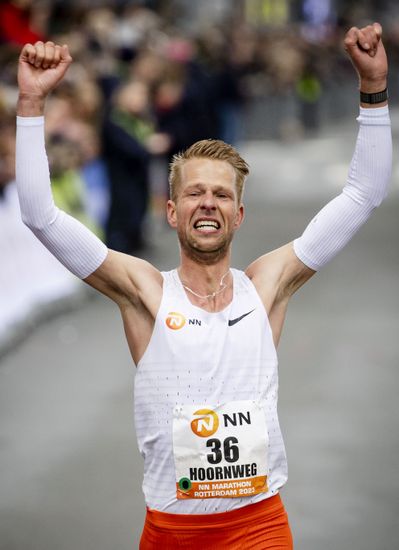 Rotterdam Roy Hoornweg Netherlands Crosses Finish Editorial Stock Photo ...