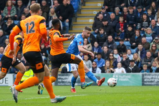 Chesterfield Midfielder Ryan Colclough 10 Shoots Editorial Stock Photo ...