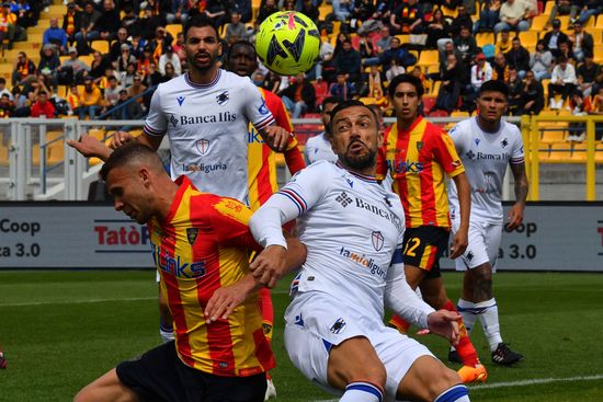 Lecce Italy Sport Soccer Us Lecce Editorial Stock Photo - Stock Image ...