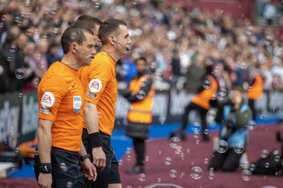 David Coote Referee Lee Betts Assistant Editorial Stock Photo - Stock ...