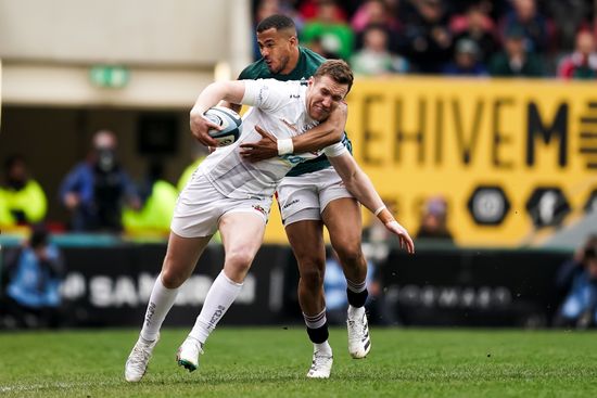 Rory Oloughlin Exeter Chiefs Tackled By Editorial Stock Photo - Stock ...