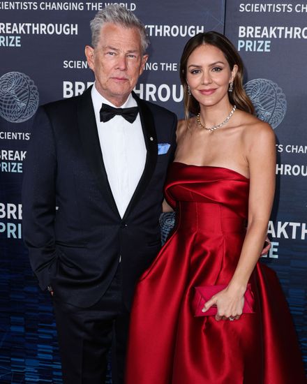 David Foster Wife Katharine Mcphee Arrive Editorial Stock Photo - Stock ...