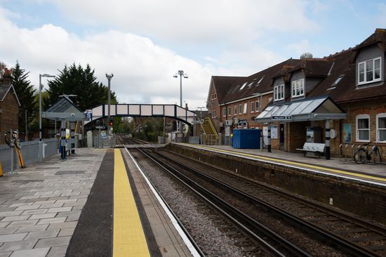 Deserted Platforms Datchet Railway Station Berkshire Editorial Stock ...