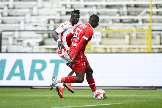 Kortrijks Pape Habib Gueye Antwerps William Editorial Stock Photo ...