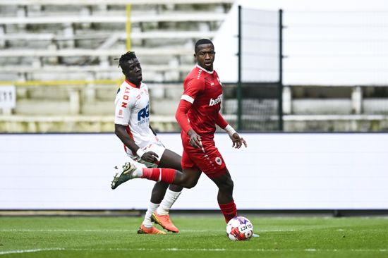Kortrijks Pape Habib Gueye Antwerps William Editorial Stock Photo ...