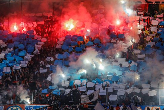 Commando Ultras 84 Group Fans Marseille Editorial Stock Photo - Stock ...