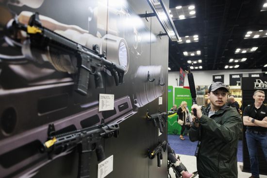 Guest Looks Rifle Daniel Defense Booth Editorial Stock Photo - Stock ...