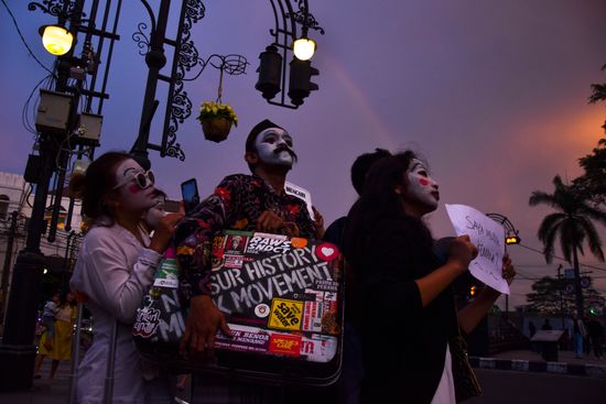 Number Indonesian Mime Artists Imajimimethheatre Indonesia Editorial ...