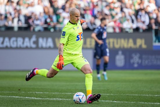 Filip Bednarek Lech Action During Polish Editorial Stock Photo - Stock ...