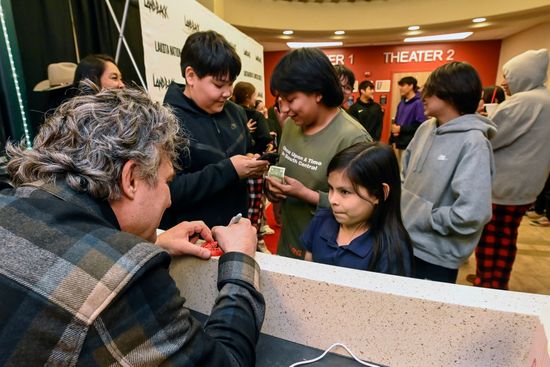 Mark Ruffalo Signs Autographs Young Fans Editorial Stock Photo - Stock ...
