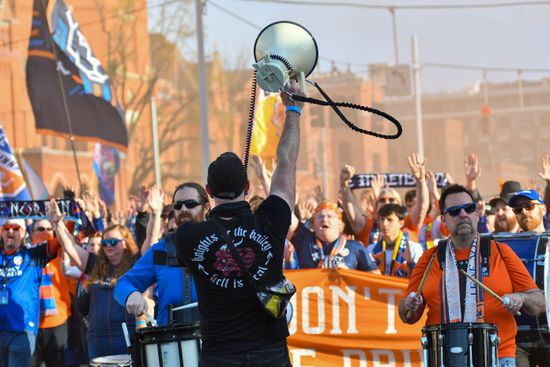 Fc Cincinnati Fans Seen During Major Editorial Stock Photo - Stock ...