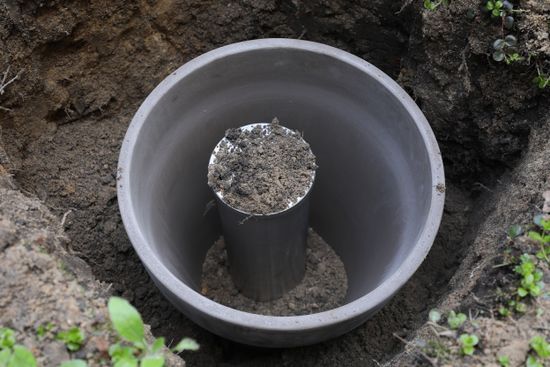 Ceremony Burying Time Capsule Garden Former Editorial Stock Photo ...