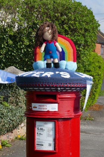 Wynters Wish Post Box Topper Haydon Editorial Stock Photo - Stock Image ...