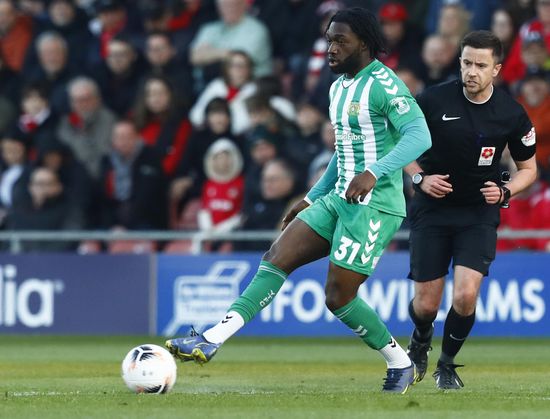Yeovil Town Player Zanda Siziba During Editorial Stock Photo - Stock ...