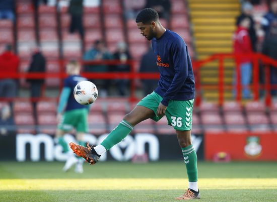 Yeovil Town Player Miguel Freckleton During Editorial Stock Photo ...