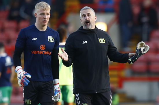 Yeovil Town Keeper Will Buse Goalkeeping Editorial Stock Photo - Stock ...