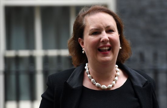 British Attorney General Victoria Prentis Departs Editorial Stock Photo ...