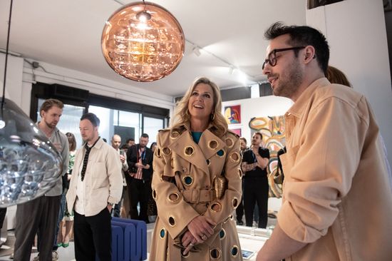 Queen Netherlands Maxima Visits Isola District Editorial Stock Photo ...