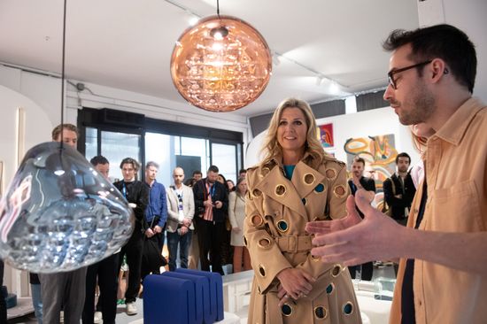 Queen Netherlands Maxima Visits Isola District Editorial Stock Photo ...