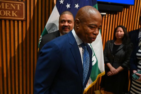 Mayor Eric Adams Manhattan District Attorney Editorial Stock Photo ...