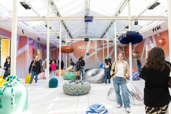 Installation Missoni Showroom By Alberto Caliri Editorial Stock Photo ...
