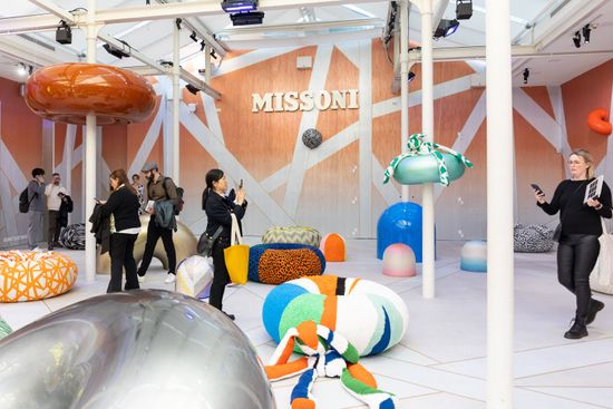 Installation Missoni Showroom By Alberto Caliri Editorial Stock Photo ...