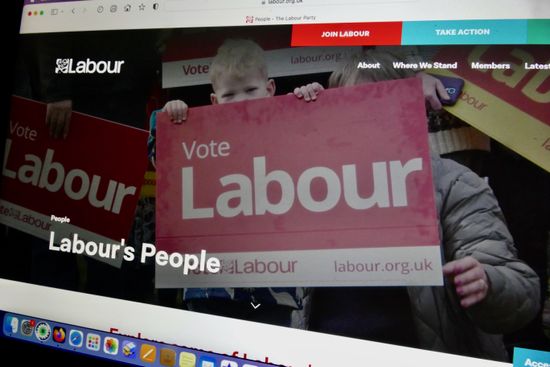 Official Website Labour Party Local Elections Editorial Stock Photo ...