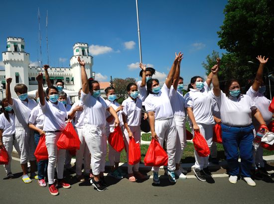 Newly Released Filipino Women Inmates Celebrate Editorial Stock Photo ...