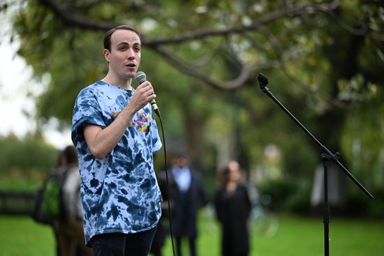 Victorian Greens Mp Aiv Puglielli Speaks Editorial Stock Photo - Stock ...