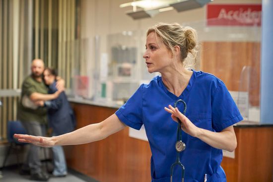 Niamh Algar Dr Lucinda Edwards Editorial Stock Photo - Stock Image ...