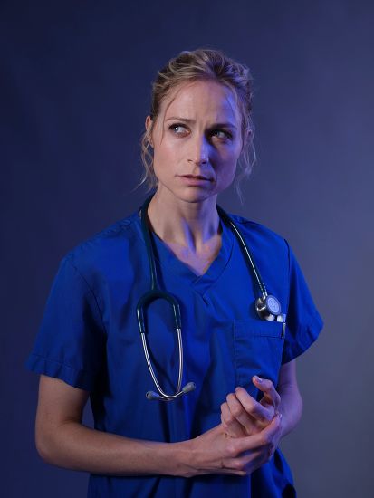Niamh Algar Dr Lucinda Edwards Editorial Stock Photo - Stock Image ...