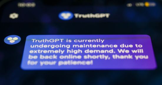 Truth Gpt Artificial Intelligence Application App Editorial Stock Photo ...