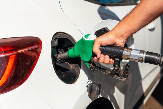 Man Gun Refueling Gasoline Diesel Fuel Editorial Stock Photo - Stock ...