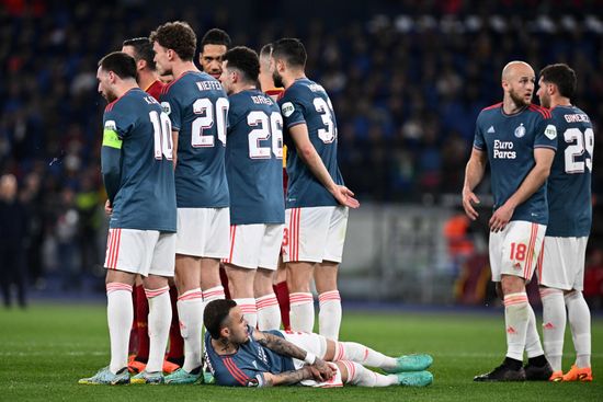 Feyenoord Team During Uefa Europa League Editorial Stock Photo - Stock ...