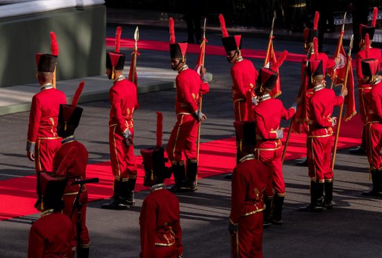 Members Venezuelan Presidential Honor Guard Stand Editorial Stock Photo ...
